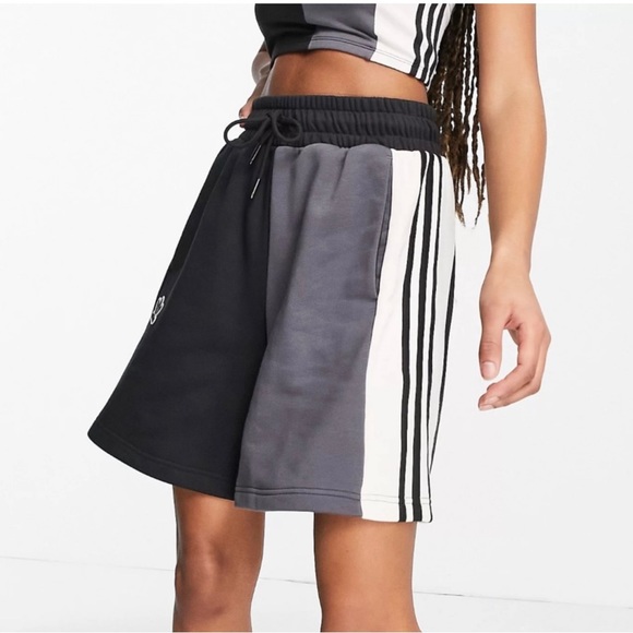 adidas | Shorts | Adidas Originals Summer Rave Black Grey White ...